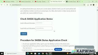 Sassa Status Check Srd R Previously R Status Check For Payment