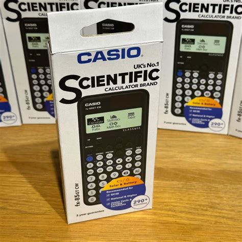 Casio Scientific Calculator School Gcse Black Fx 85gt Cw New And Updated Original £12 49 Picclick Uk