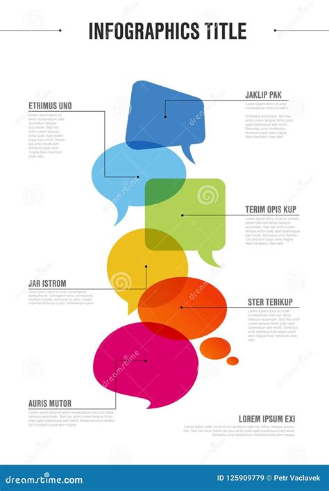 Communication Concept Infographic Stock Vector Illustration Of Conversation Research 125909779