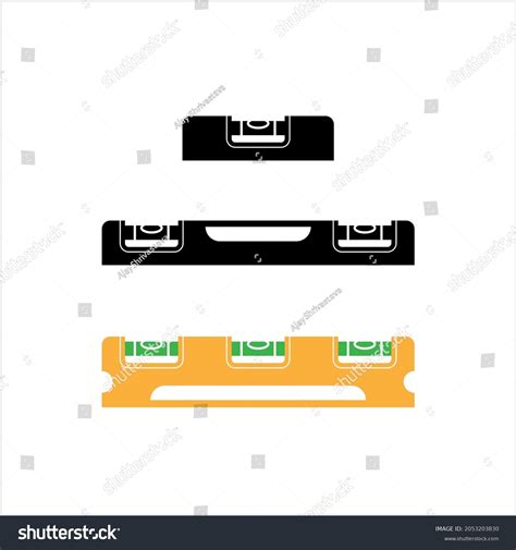 Spirit Level Icon Bubble Level Icon Stock Vector Royalty Free 2053203830 Shutterstock