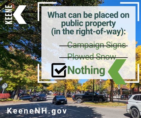 Signs On Public Property Not Allowed City Of Keene