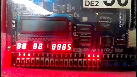 Led Ping Pong 10 Mode Verilog Board De2 Youtube