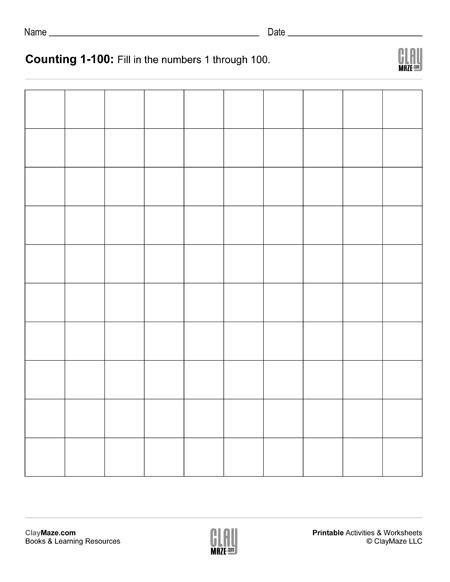Counting Objects To 100 Worksheets 33 Printable Pdf Template