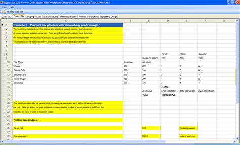 Bytescout Xls Viewer File Reader Software