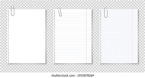 Realistic Blank Paper Sheets A4 Format Stock Vector Royalty Free 1933009286 Shutterstock
