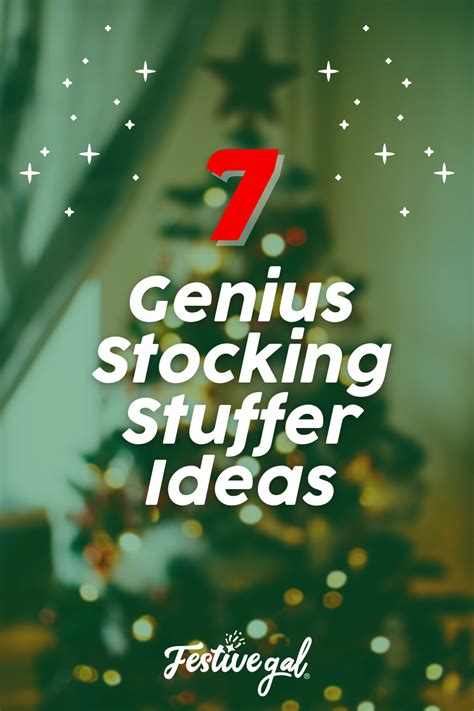 7 Stocking Stuffer Ideas Festive Gal