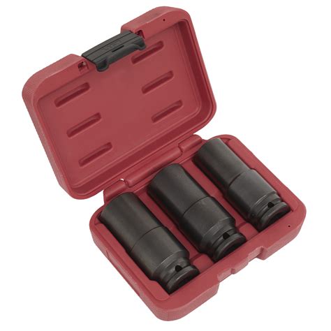 Weighted Impact Socket Set 12sq Drive 3pc Huttie Weighted Impact Socket Set 12sq Drive 3pc Huttie