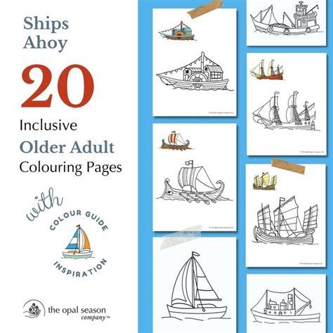 Ships Ahoy Colouring Pages Adult Colouring Pages Color Activities Colouring Pages