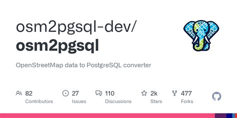 Github Osm2pgsql Devosm2pgsql Openstreetmap Data To Postgresql