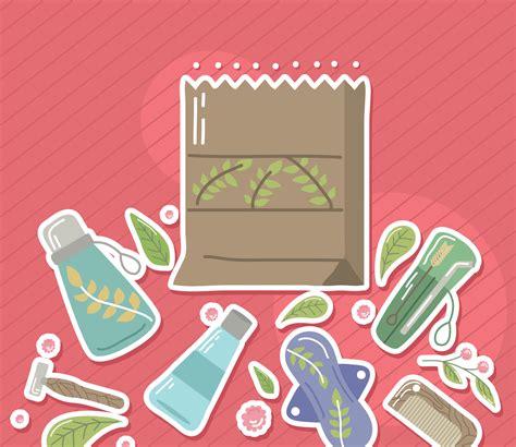 Reusable Elements And Bag 11452312 Vector Art At Vecteezy