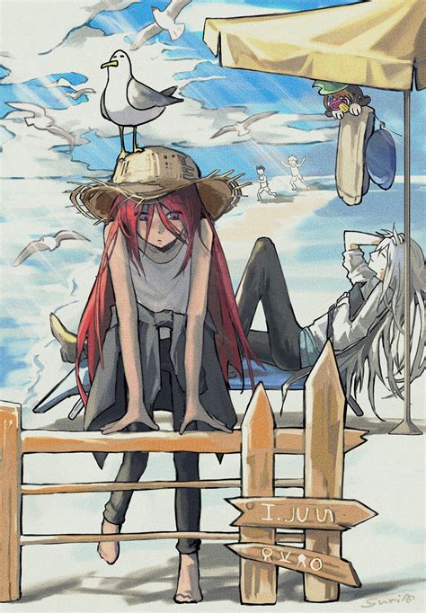 Killua Zoldyck Gon Freecss And Kite Hunter X Hunter Drawn By Suri