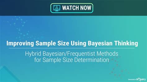 Statsols Nquery On Linkedin Improving Sample Size Using Bayesian Thinking