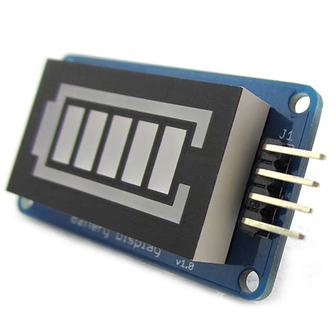 Arduino Battery Style Digital Tube LED Battery Level Display Module For RPi STM32
