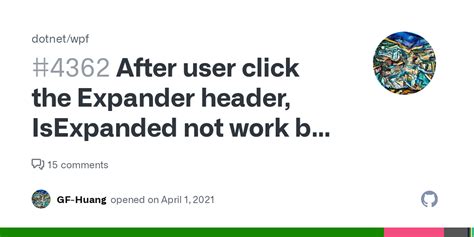After User Click The Expander Header Isexpanded Not Work By Trigger · Issue 4362 · Dotnetwpf