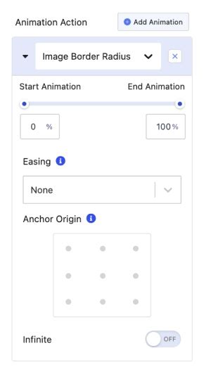 Image Border Radius Animation On Scroll Trigger Gutenverse
