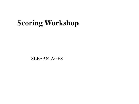 PPT Scoring Workshop PowerPoint Presentation Free Download ID 5503614
