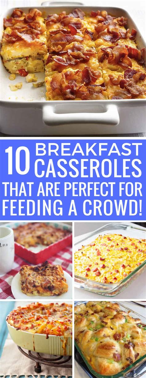 Make Ahead Breakfast Casserole Recipes For A Crowd