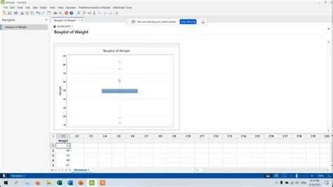 رسم نمودار Boxplot در مینی تب Youtube