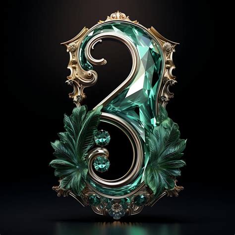 Premium AI Image Number Designs In Different Styles Creative Decorative And Varied Ornamental