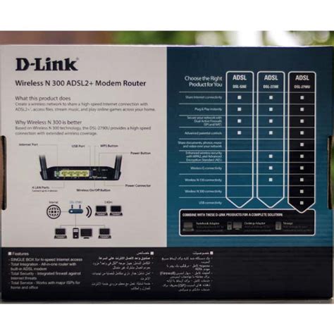 مودم روتر Adsl2 Plus بی‌ سیم مدل D Link Dsl 2790u مگاتاجر