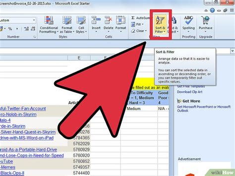 Cómo crear filtros en Excel 8 Pasos con imágenes