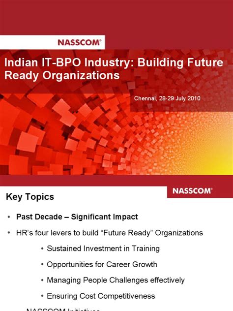 Nasscom Hr Summit Presentation Final Event Pdf Employment Human