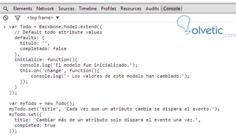 backbone js cambios en los modelos solvetic