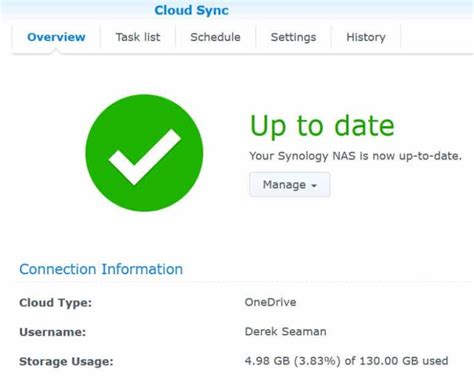 Synology Disk Station Manager Dsm Configuration Derek Seamans Tech Blog