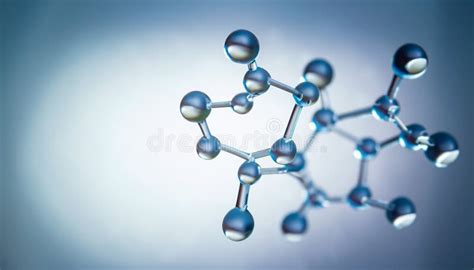 Science Background With Molecula And Atom Model Abstract Molecular