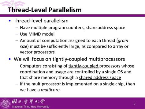 Cs 5102 High Performance Computer Systems Threadlevel Parallelism