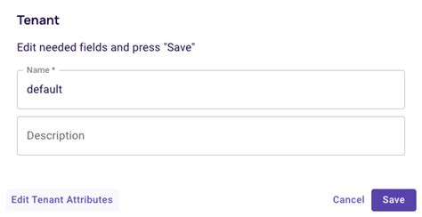 Defining Attributes Documentation