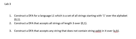 Solved Where DFA Means Deterministic Finite Chegg Com