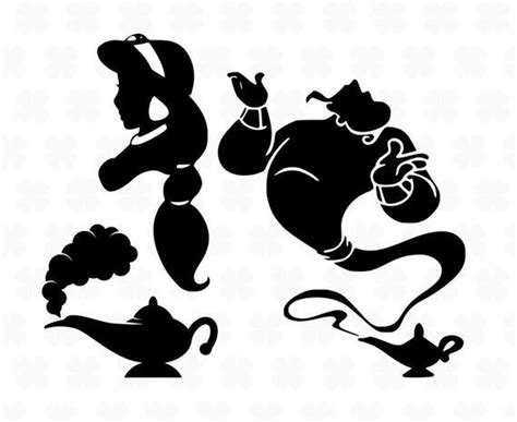 Princess Jasmine Svg Genie Alladin Svg Genie Svg Disney Jasmine Svg