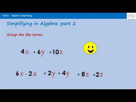 Algebra Simplifying YouTube