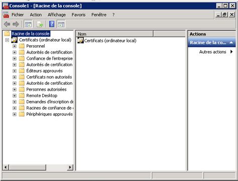 Exporter Votre Certificat Iis Ou Iis Ou Iis Et Sa Clef Priv E Pfx