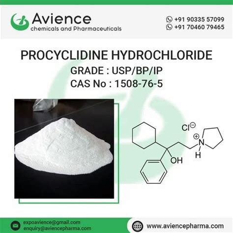 Procyclidine Hydrochloride Api At ₹ 5000 Strip In Surat Id 2852404401612