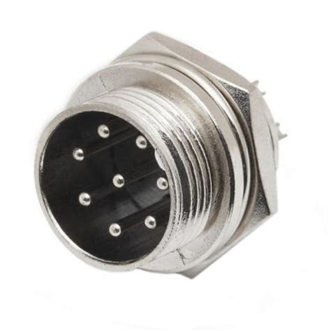 8 Pin Microphone Chassis Socket Unicom Radio