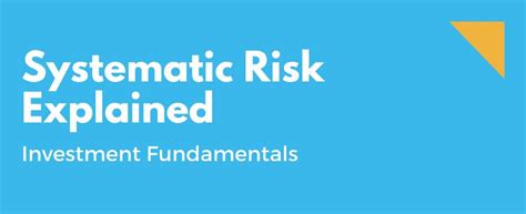 Marina Md Nasir On Linkedin What Is Systematic Risk Aka Beta How To
