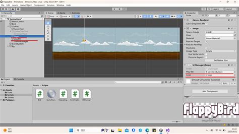 unity3d制作2d游戏飞翔的小鸟（flappybird unity 小鸟 csdn博客