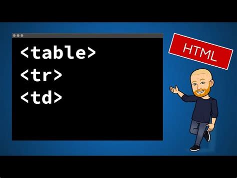 HTML Table Tr Td YouTube