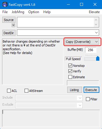 Indicate File Transfer Type Copy Move Issue 108 FastCopyLab FastCopy GitHub
