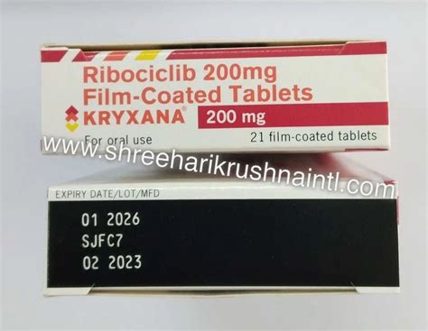 Kisqali Ribociclib 200mg Tablet At ₹ 19500box Ribociclib Tablet In