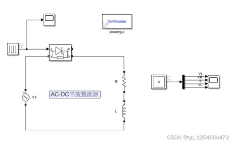 单相整流电路（simulink仿真） simulink中电路仿真中占空比 csdn博客