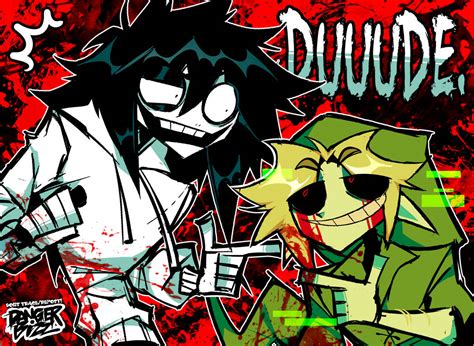 Creepypasta Jeff The Killer And Bendrowned By Dangerbizzreal On Deviantart