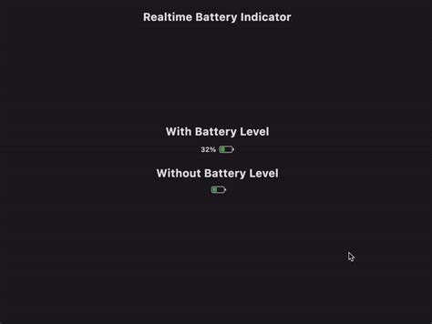Github Mantreshkhuranarealtimebatteryindicator A Realtime Battery