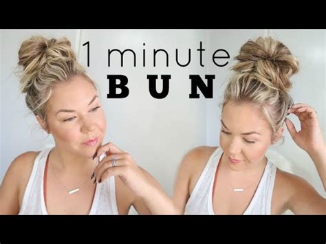 Messy Top Bun For Beginners