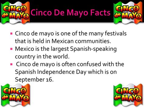 Printable Cinco De Mayo Fun Facts