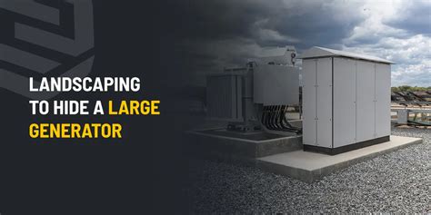 Landscaping Hide Generator 31 Hiding A Generator Ideas Backyard