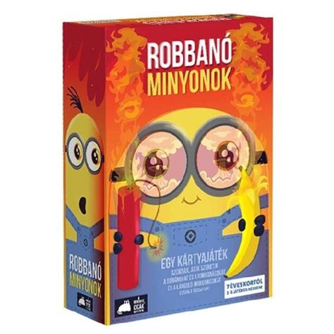 Robbanó Minyonok Kártyajáték Gyerekajándék