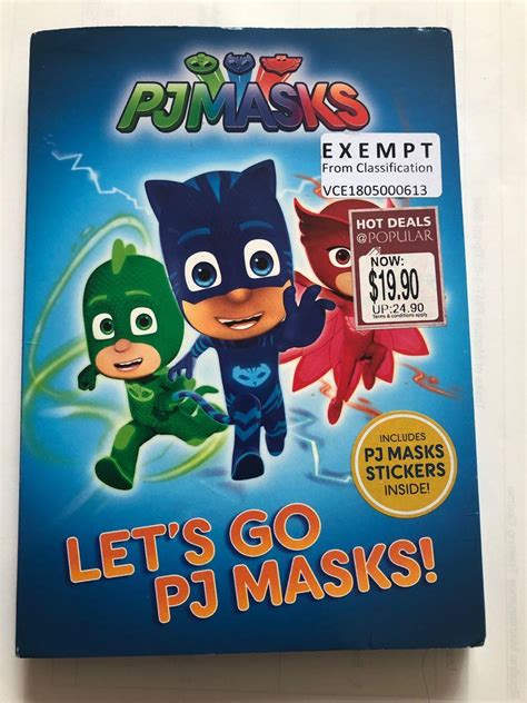 Pjmasks Lets Go Pj Masks Dvd Music And Media Cds Dvds And Other